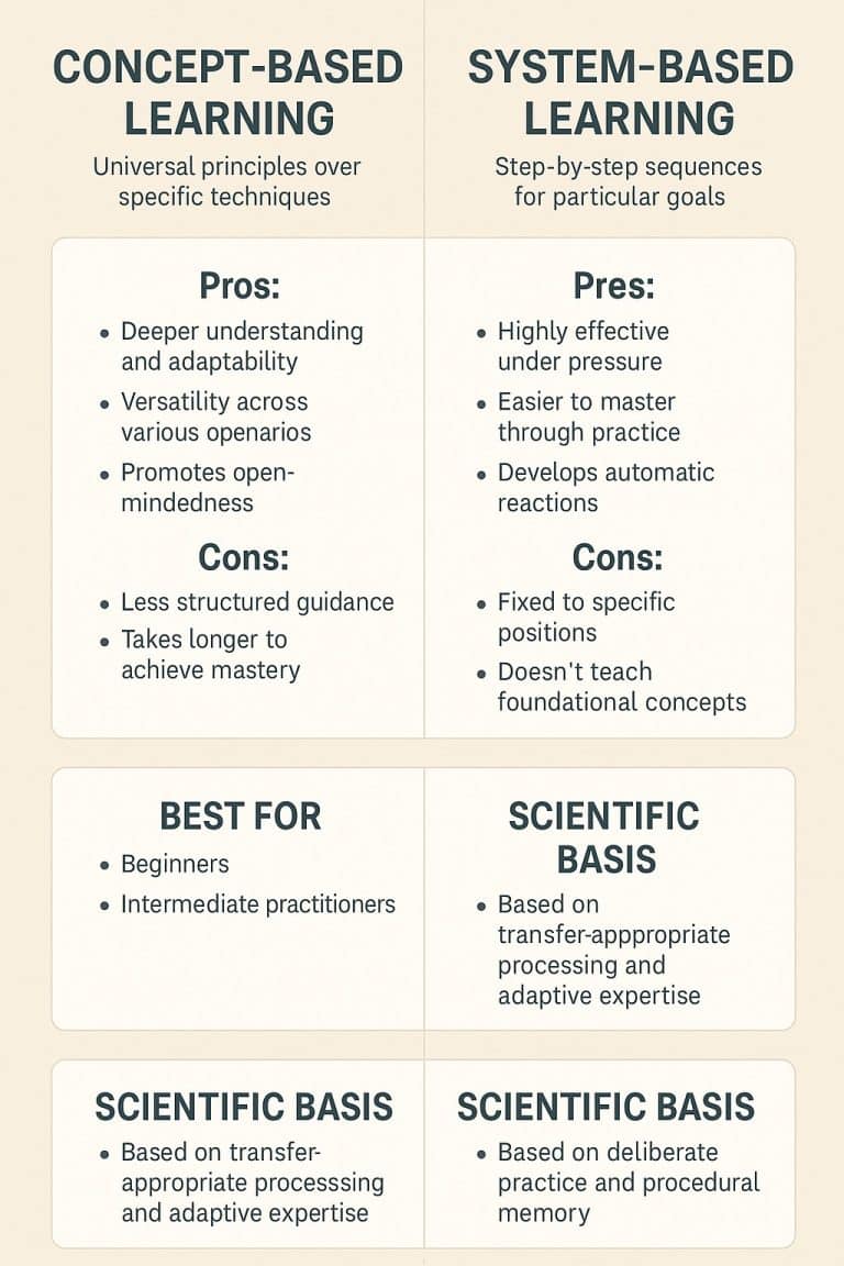 Concept vs System-Based BJJ: Science Behind Learning Jiu-Jitsu